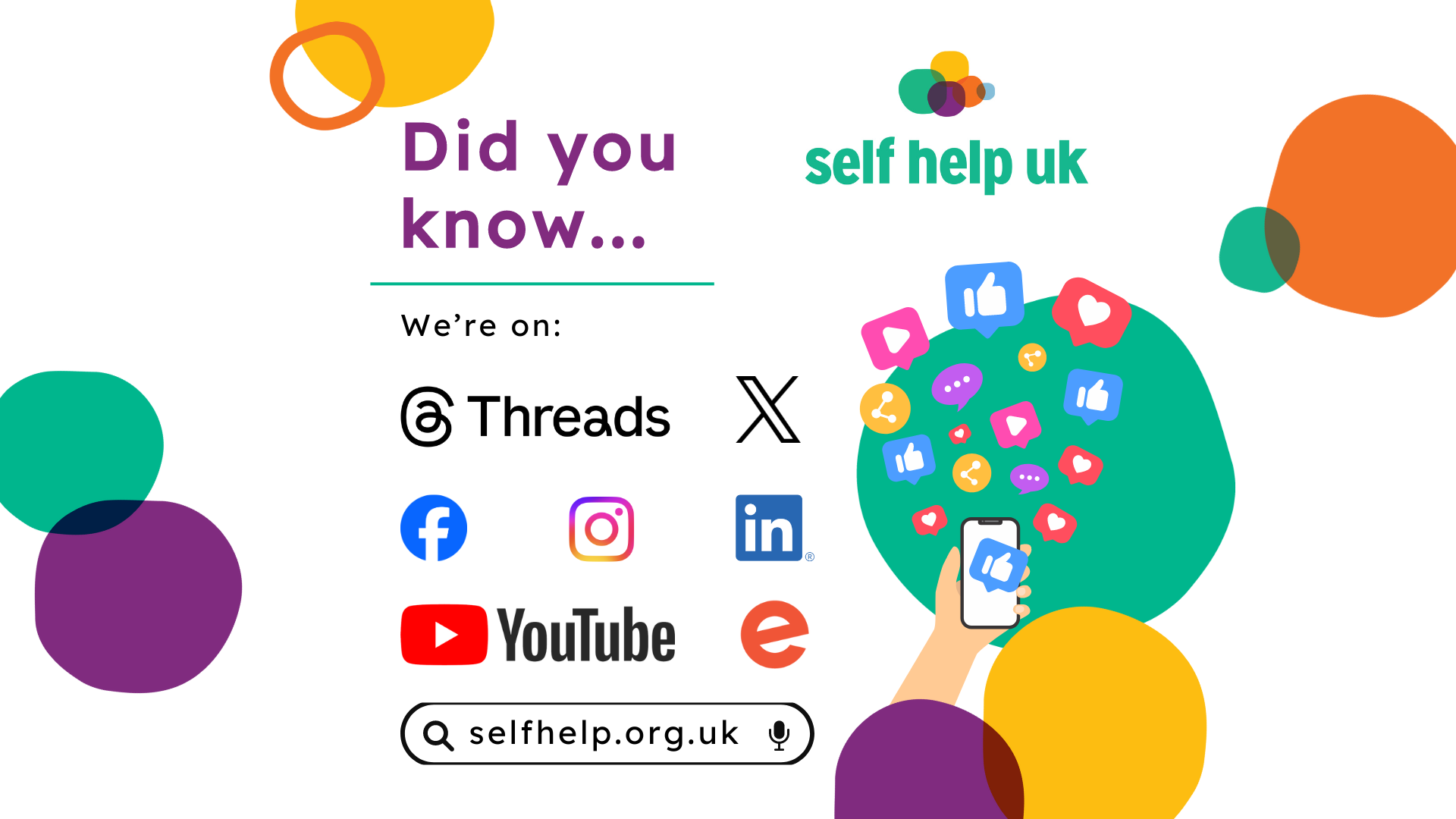 Stay connected with Self Help UK | Self Help UK